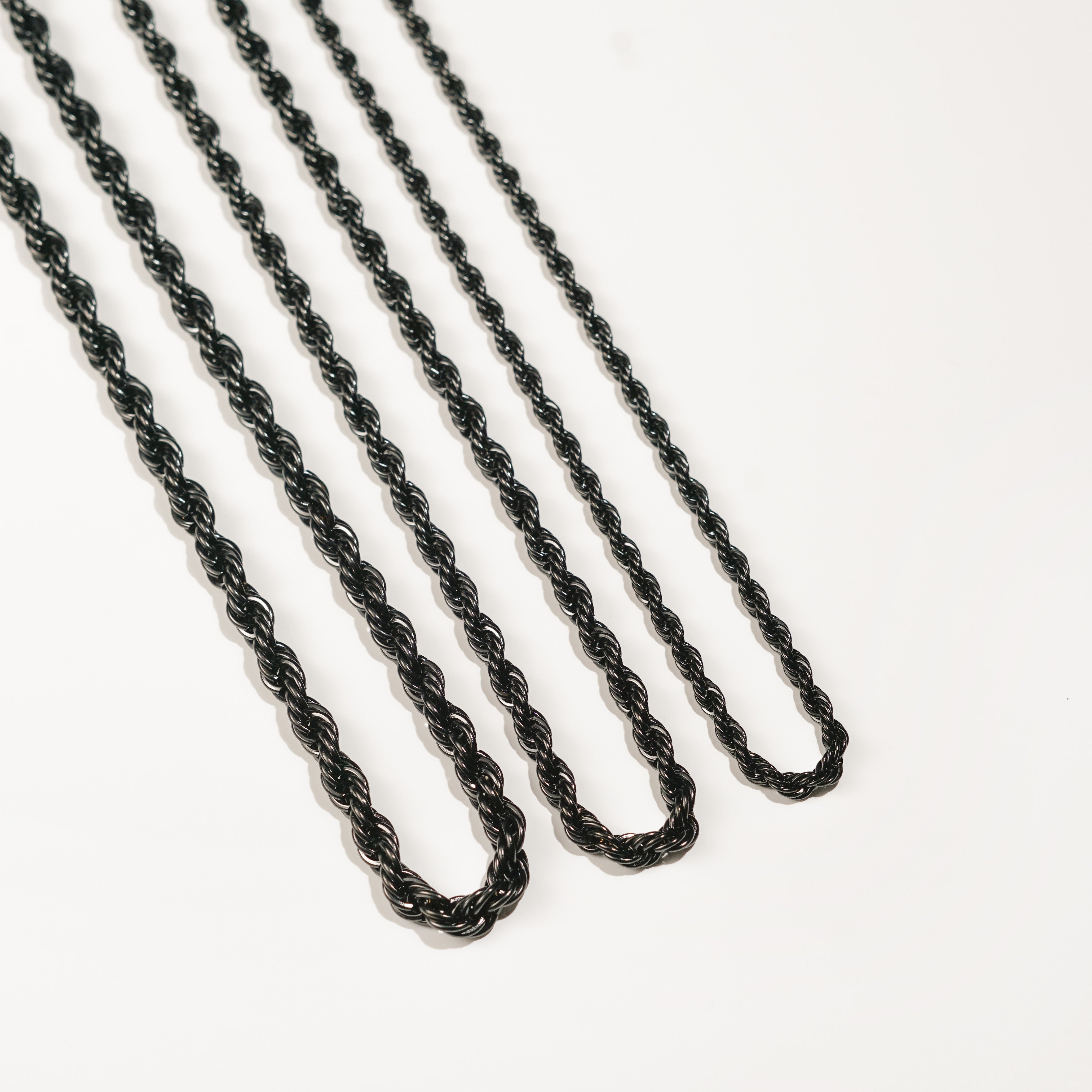Rope Chain | Black – Kenz Jewelry