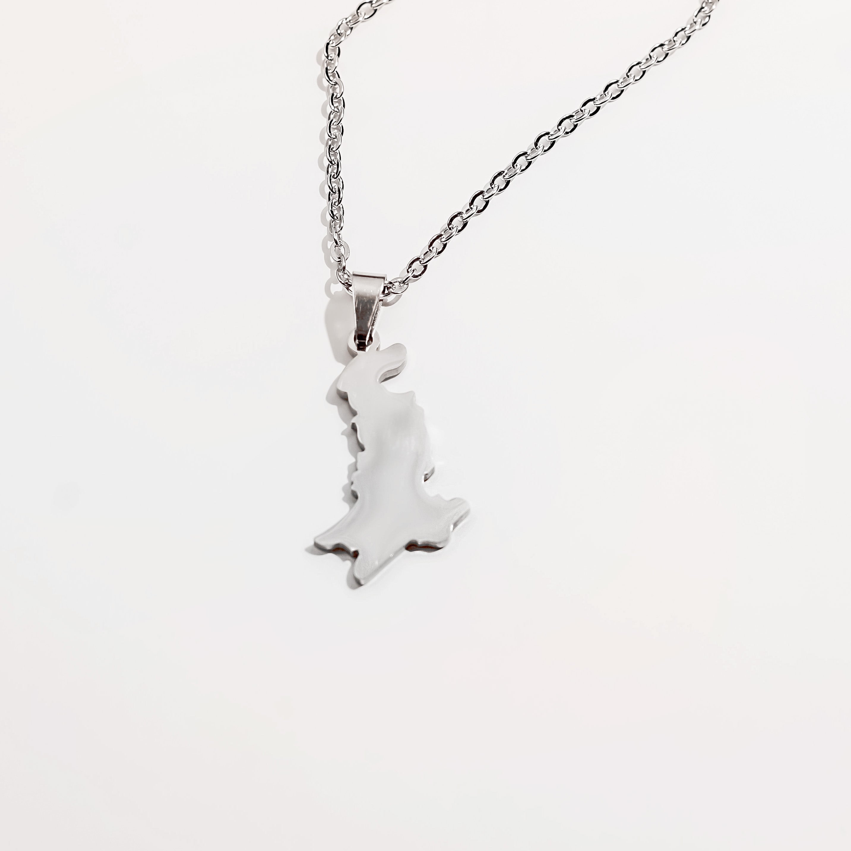 Pakistan Map Pendant Necklace – Kenz Jewelry